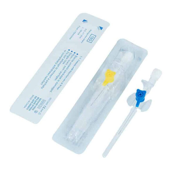 IV Cannula With Injection Valve&Wings - Evenmed