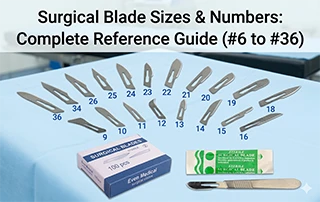 Surgical Blade Sizes & Numbers: Complete Reference Guide (#6 To #36 ...